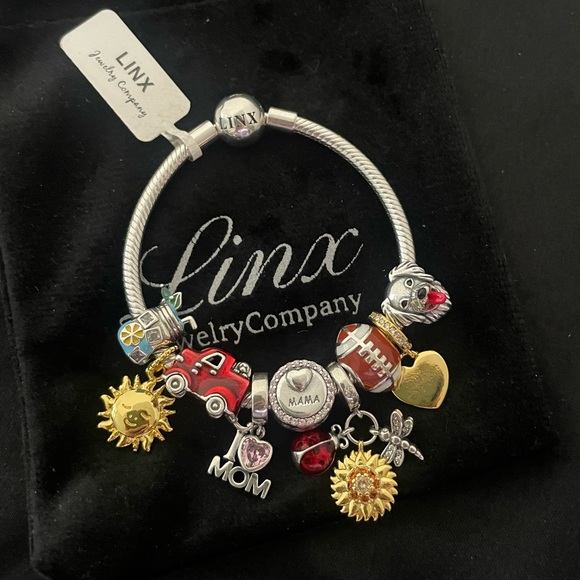 Linx | Jewelry | Linx Snake Chain Bracelet With Southern Mama Themed ...